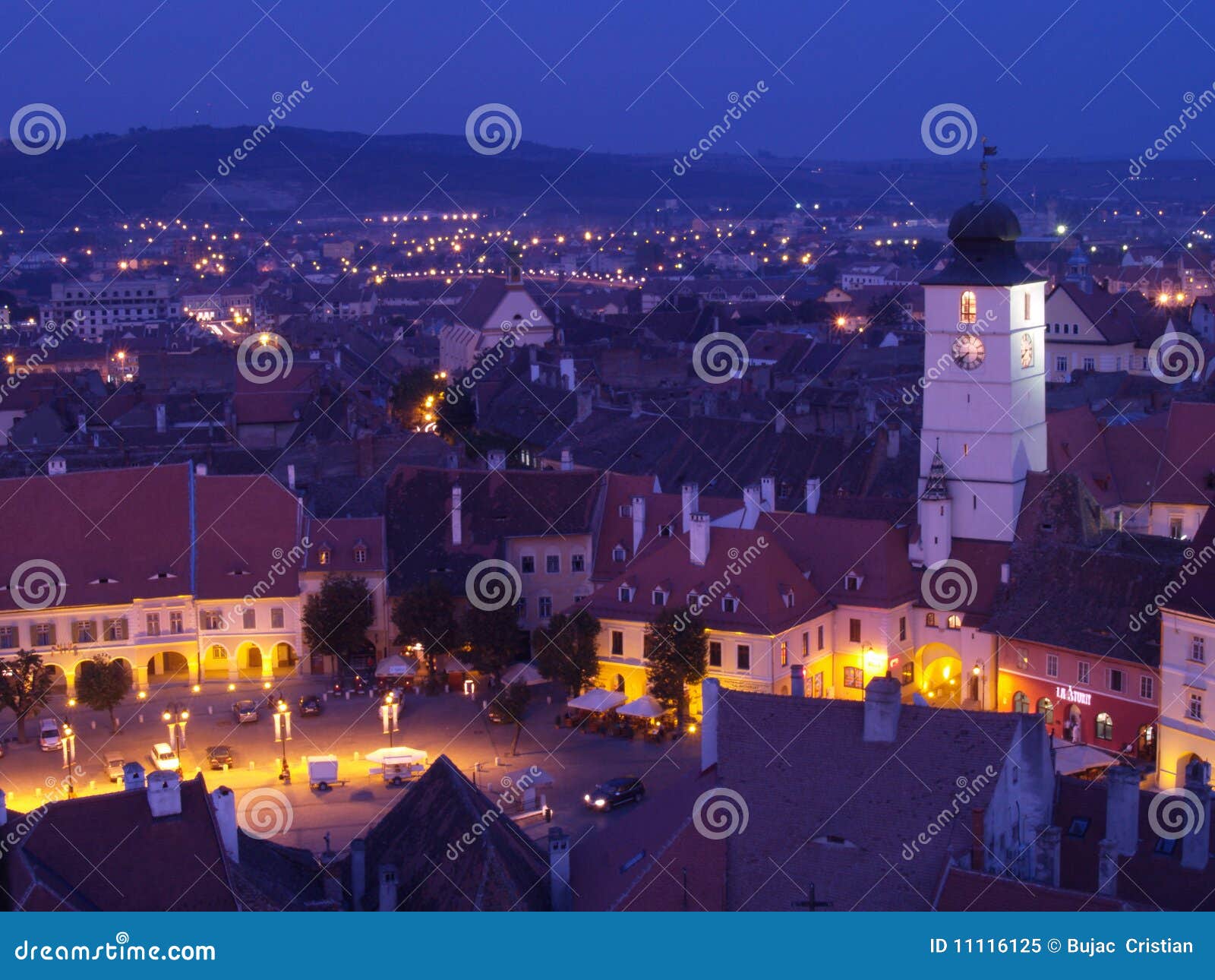 Jument de Sibiu-Piata image stock. Image of roumanie - 11116125