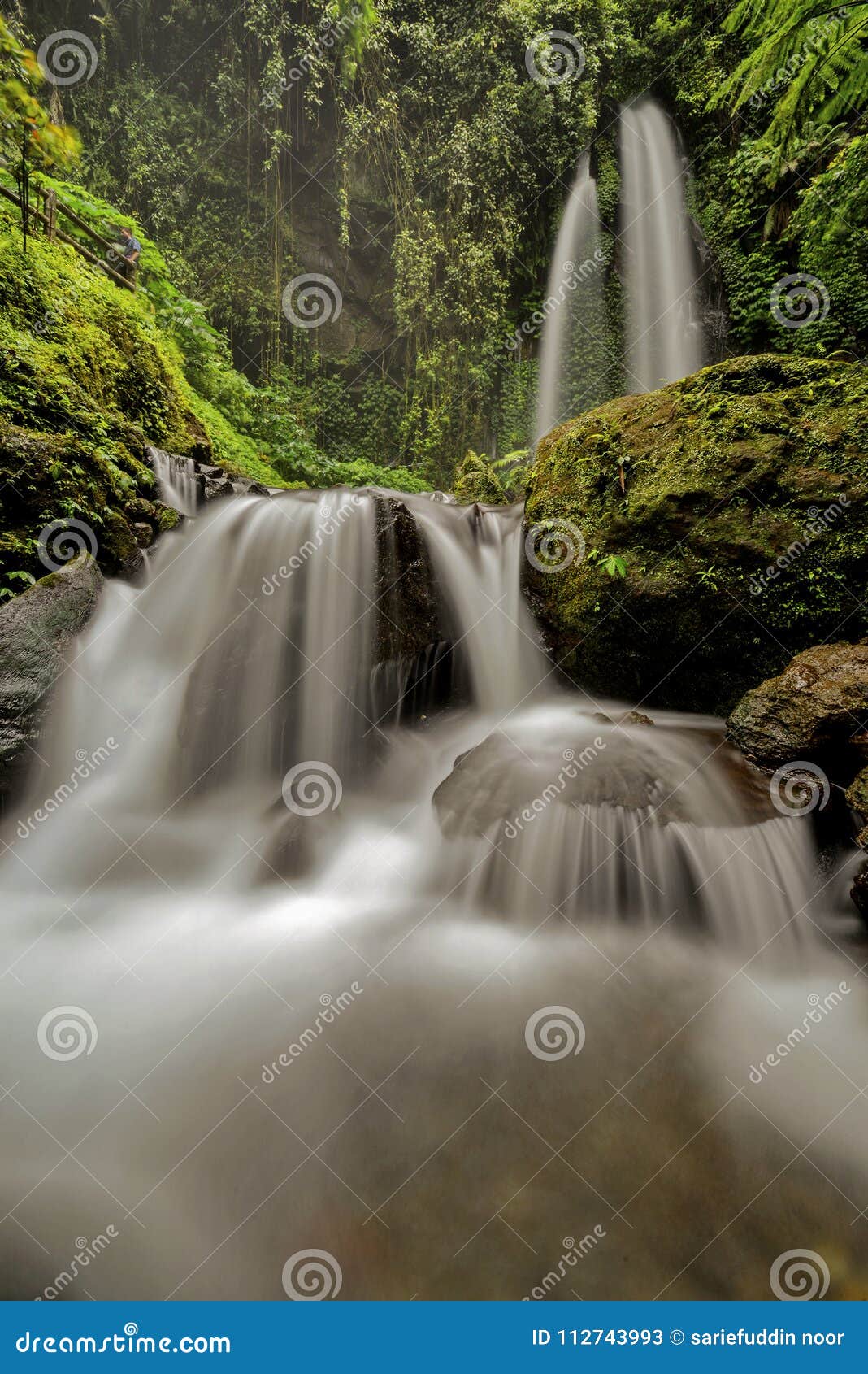 Jumog Waterfall, Solo, Central Java, Indonesia Stock Image - Image of ...