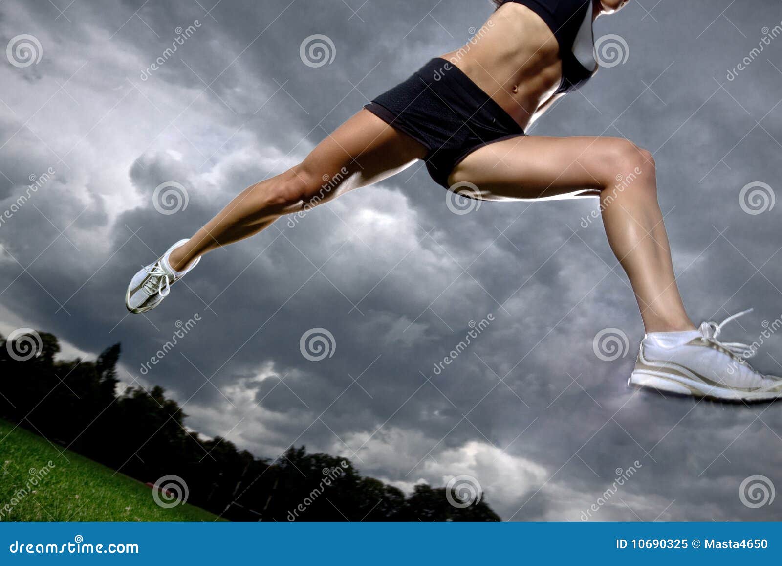 Jump stock image. Image of body, motion, field, long - 10690325
