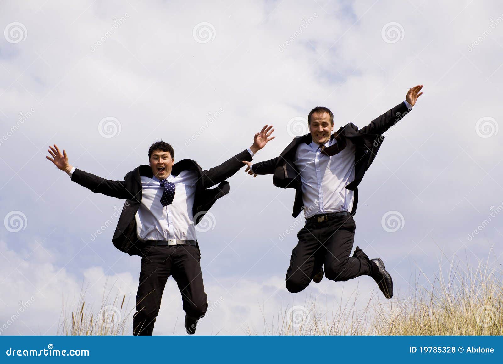Jump stock photo. Image of celebrating, businessmen, people - 19785328