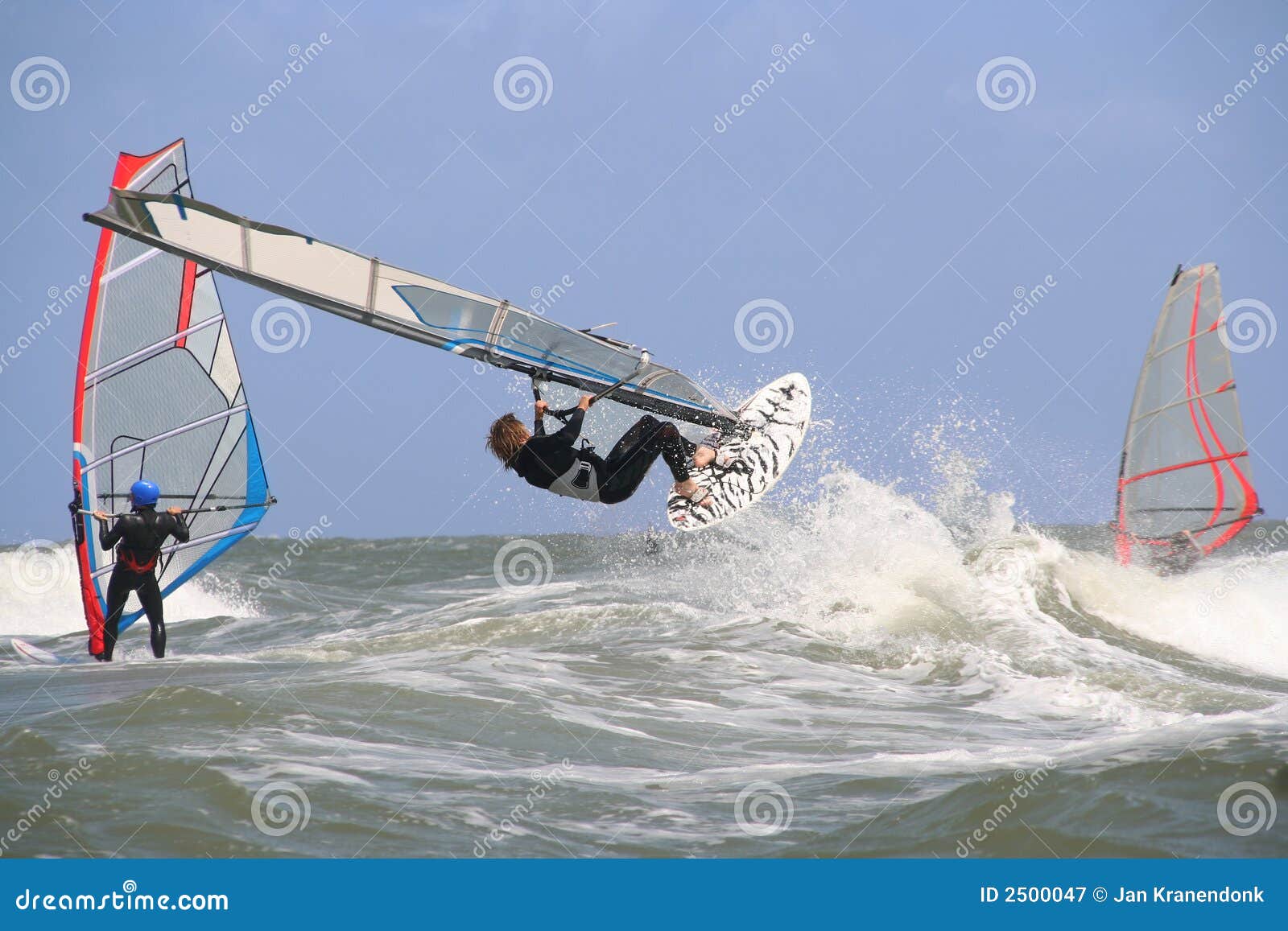 Jump stock image. Image of spray, jumping, windsurfing - 2500047
