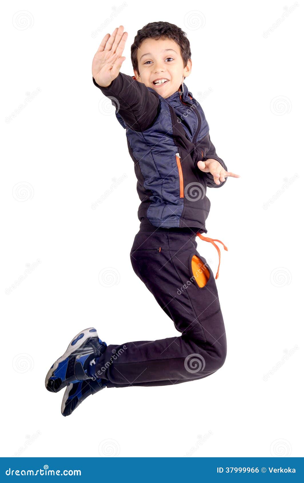 Jump stock photo. Image of happiness, male, human, fitness - 37999966