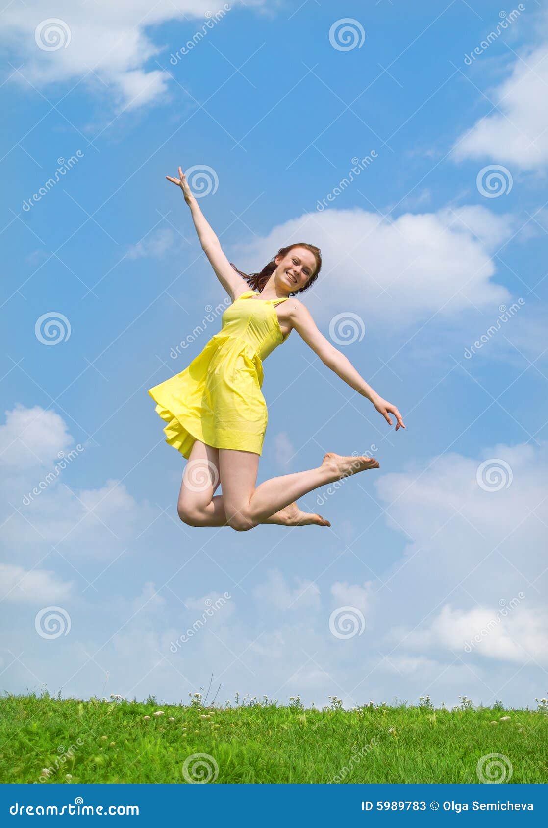 Jump stock image. Image of exercising, jump, action, nature - 5989783