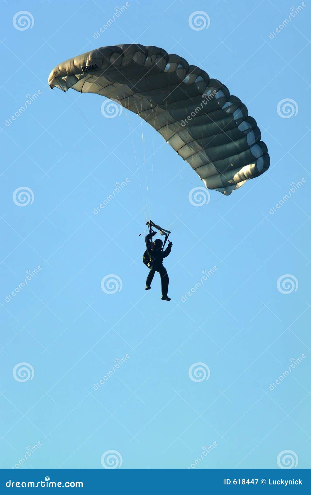 Jump stock image. Image of dive, airport, parachutist, paragliding - 618447