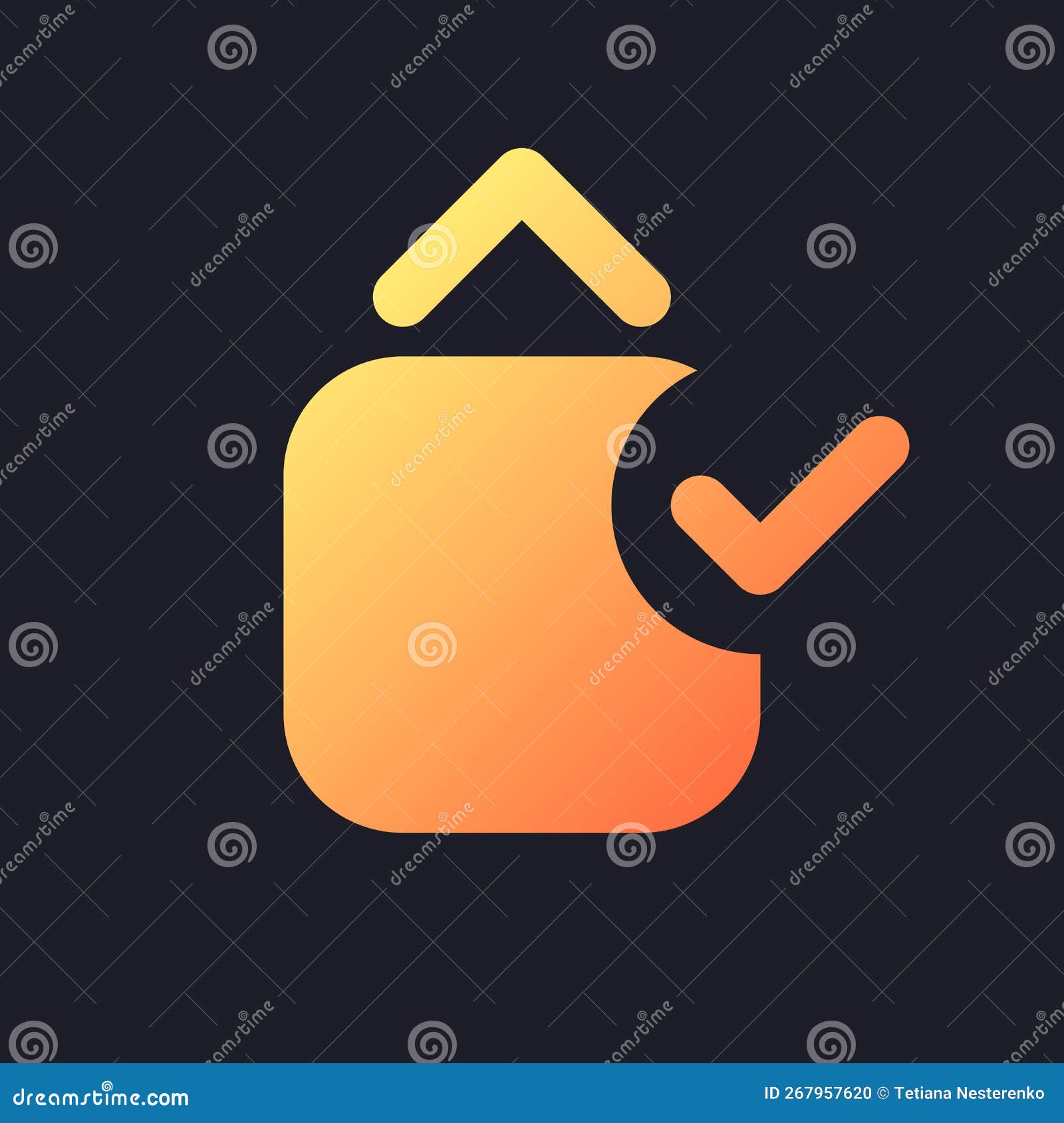 Jump Animation Applying Orange Solid Gradient Ui Icon for Dark Theme ... Jump Animation Applying Orange Solid Gradient Ui Icon for Dark Theme ...