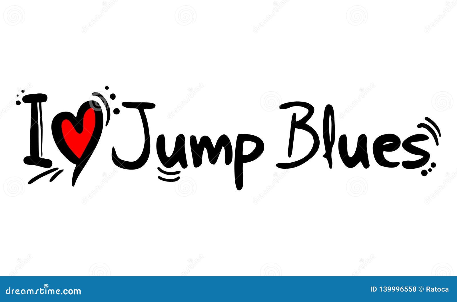 Jump Blues Music Style Love Stock Vector - Illustration of creative ...