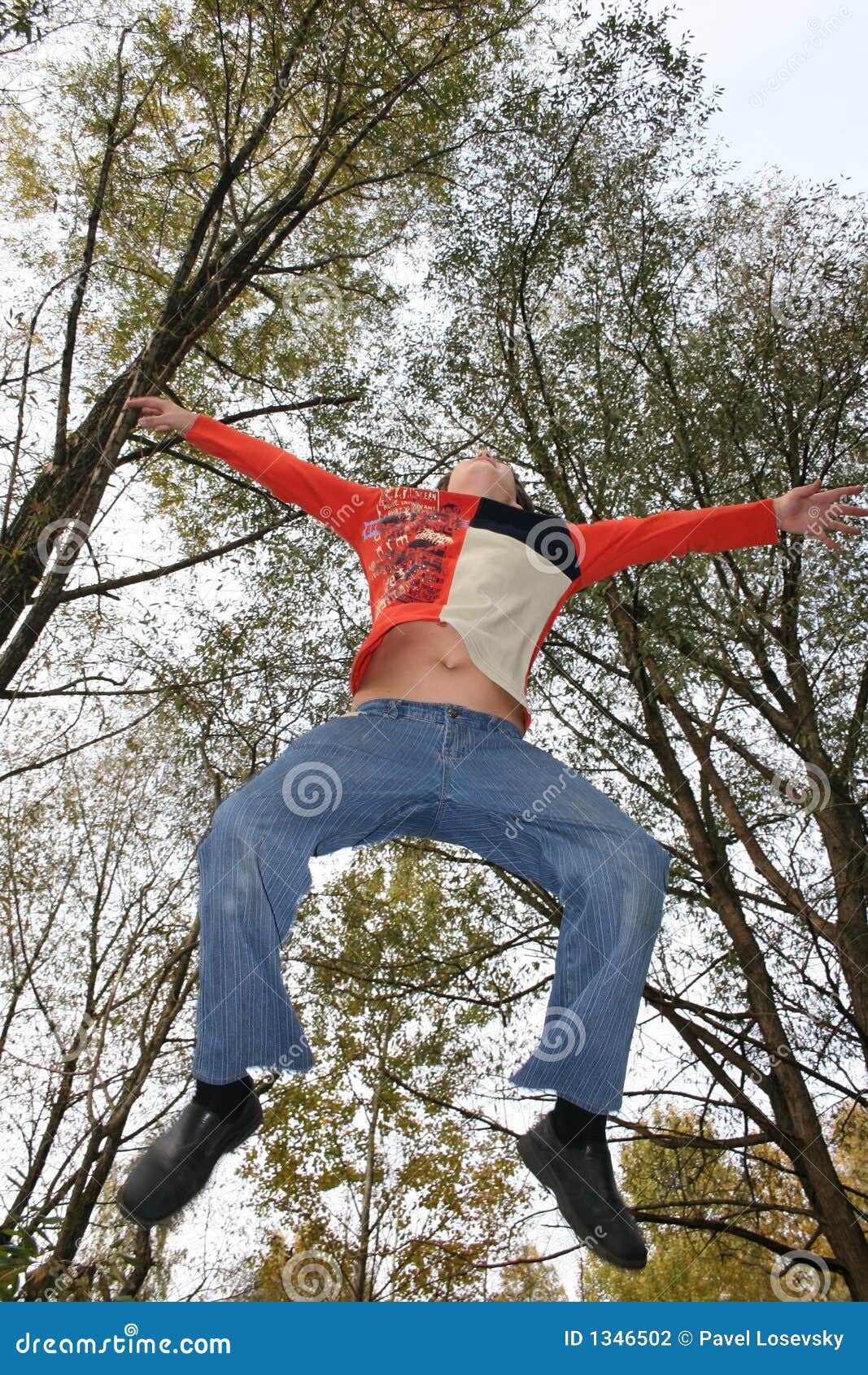 Jump boy stock photo. Image of male, living, ordinary - 1346502