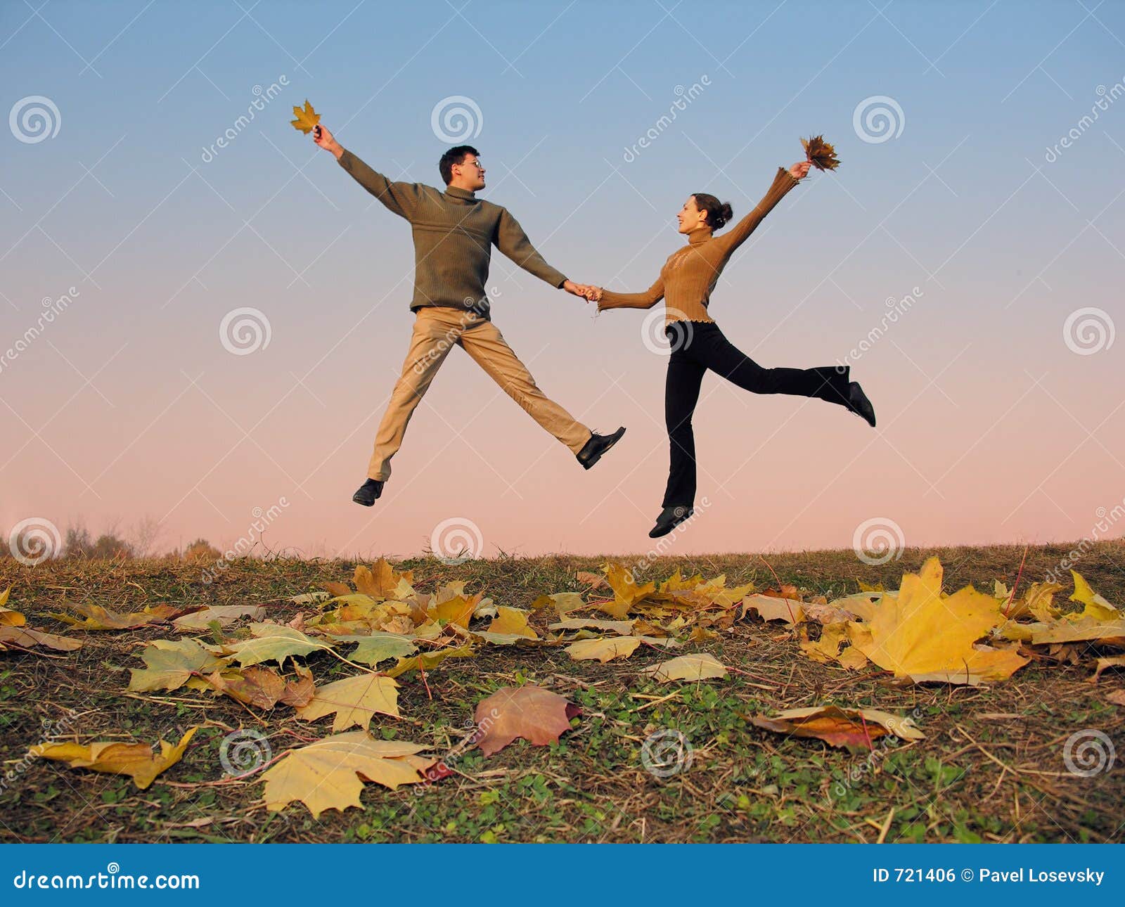 Jump couple stock photo. Image of hand, health, beautiful - 721406