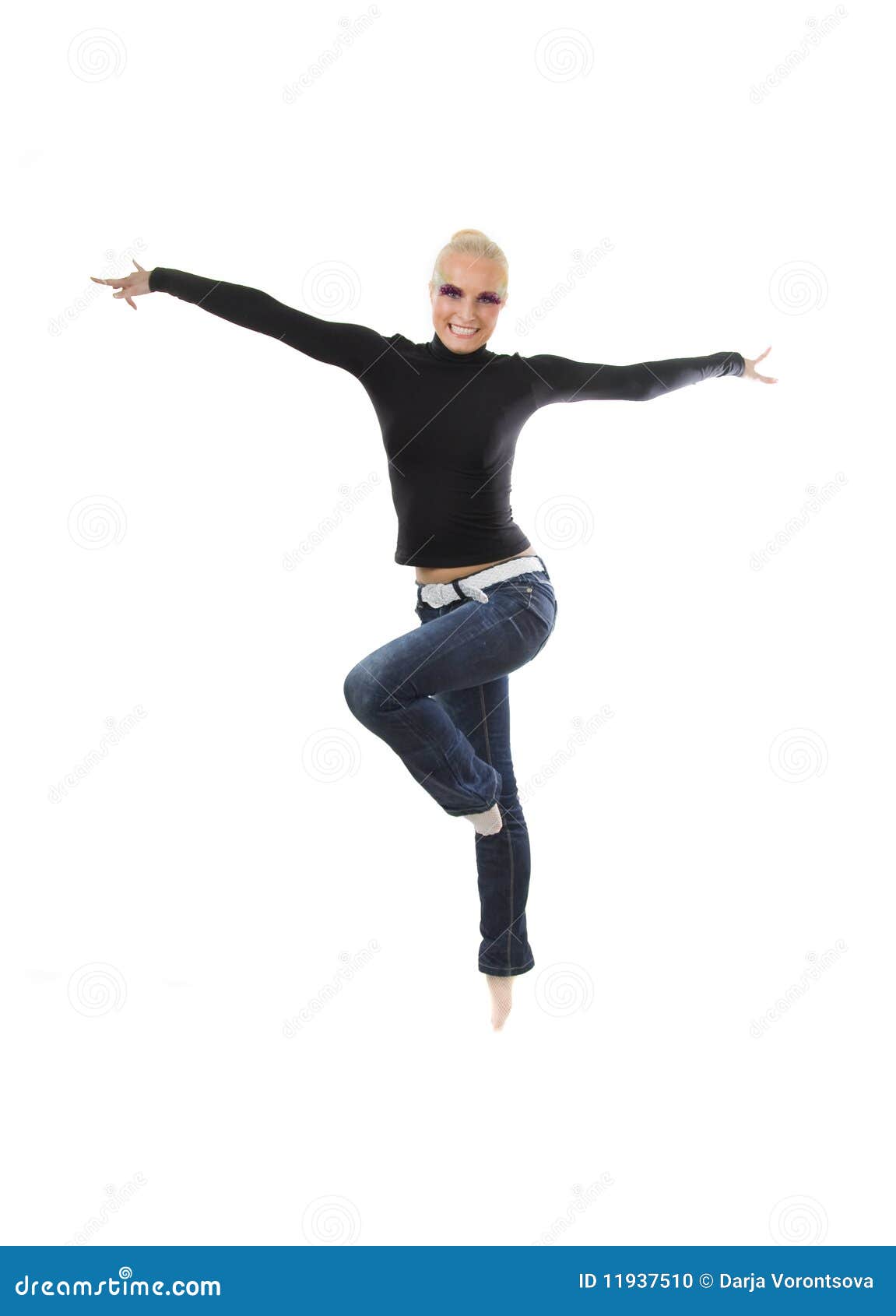 Jump Dance Fly stock photo. Image of happy, healthy, adolescent - 11937510