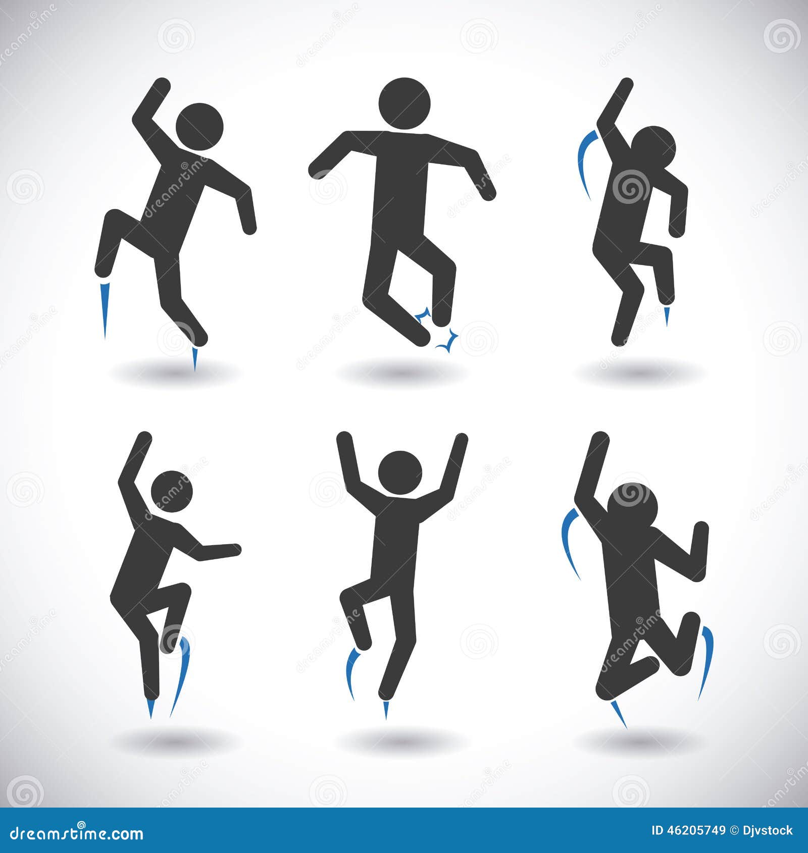Jump design stock illustration. Illustration of icon - 46205749