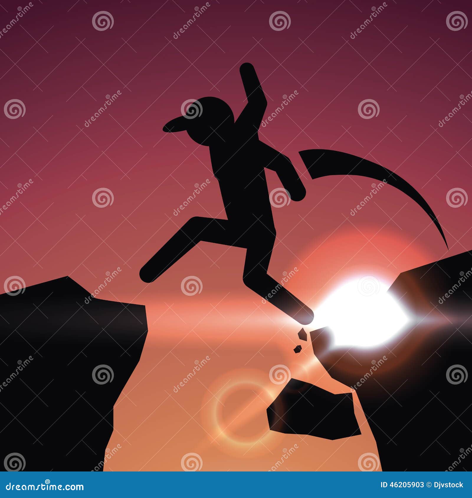 Jump design stock illustration. Illustration of success - 46205903