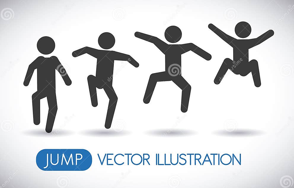 Jump design stock illustration. Illustration of sport - 46206027