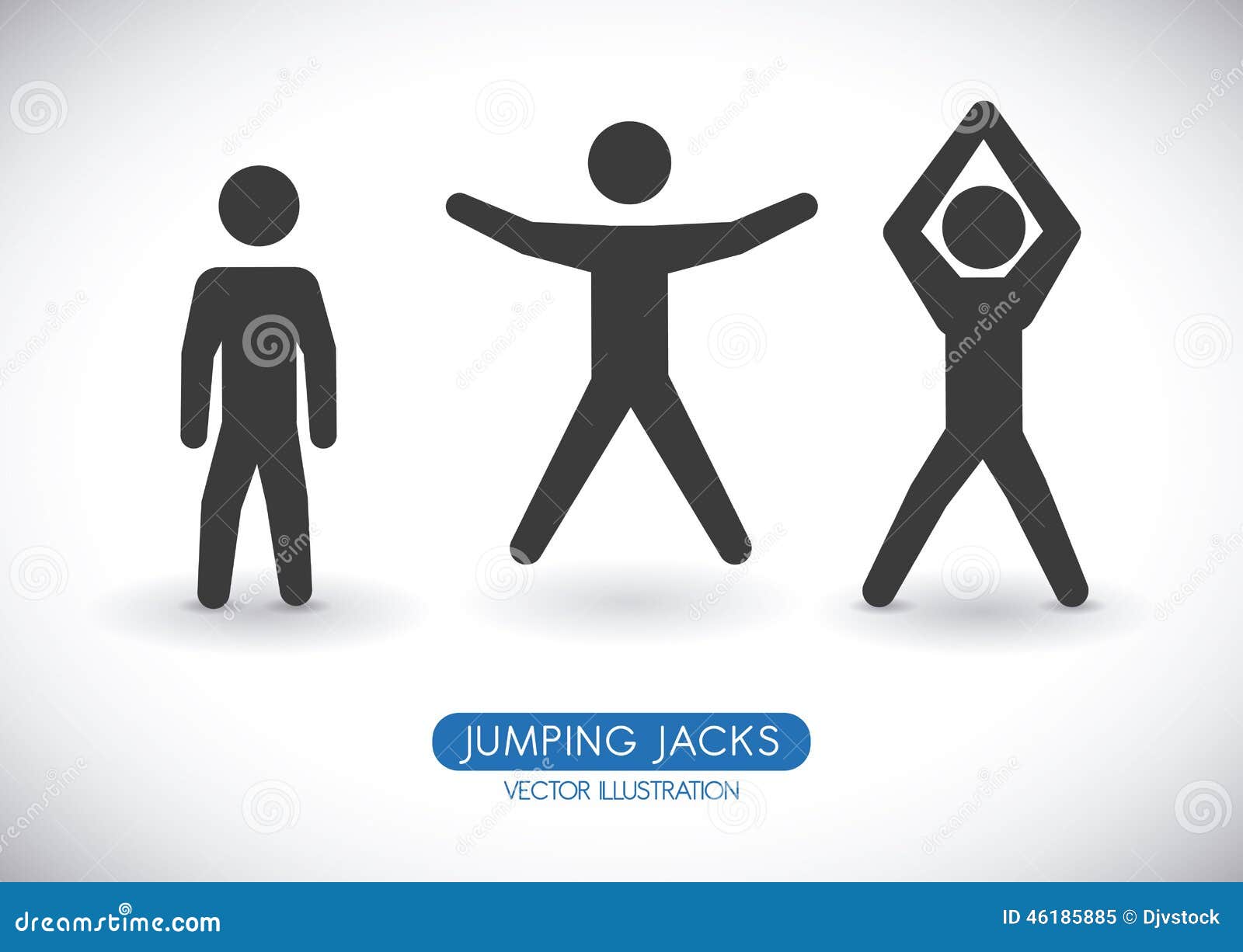 Jump design stock vector. Illustration of success, gymnastics - 46185885