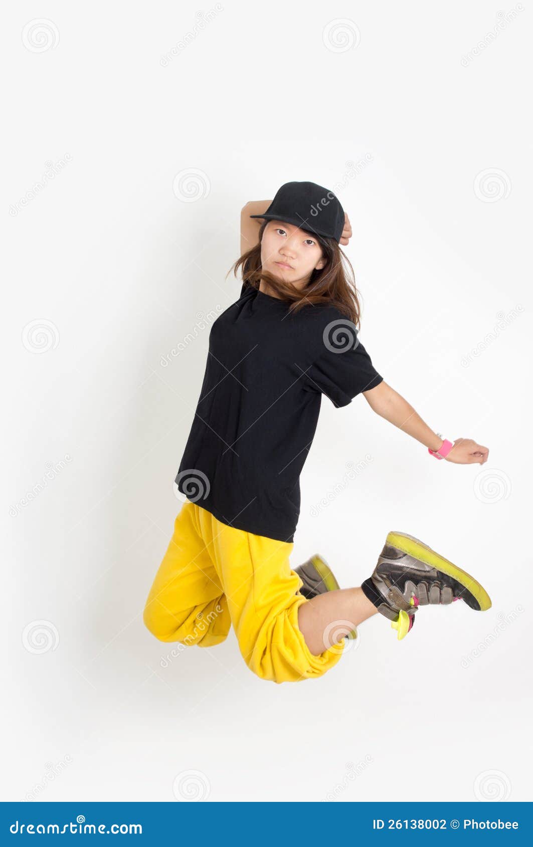 Jump girl stock photo. Image of breakdancer, stretching - 26138002