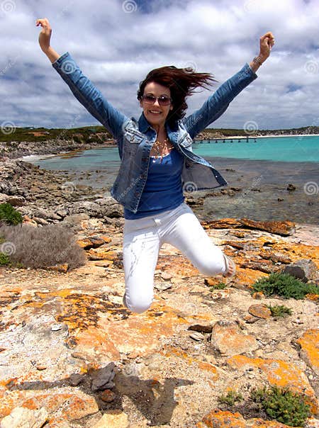 Jump for Joy stock image. Image of excitement, joyful, jumping - 469905