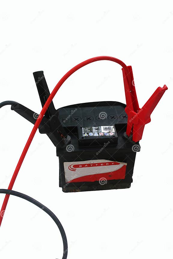 Jump leads stock image. Image of jump, copper, charge - 12060043