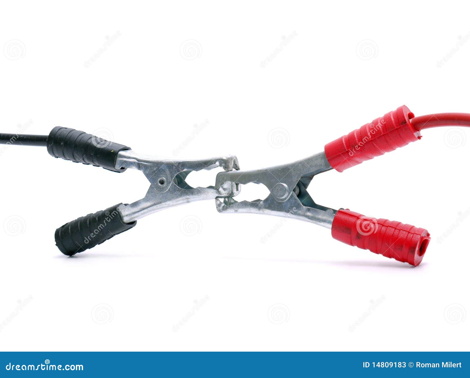 Jump leads stock image. Image of isolated, electricity - 14809183