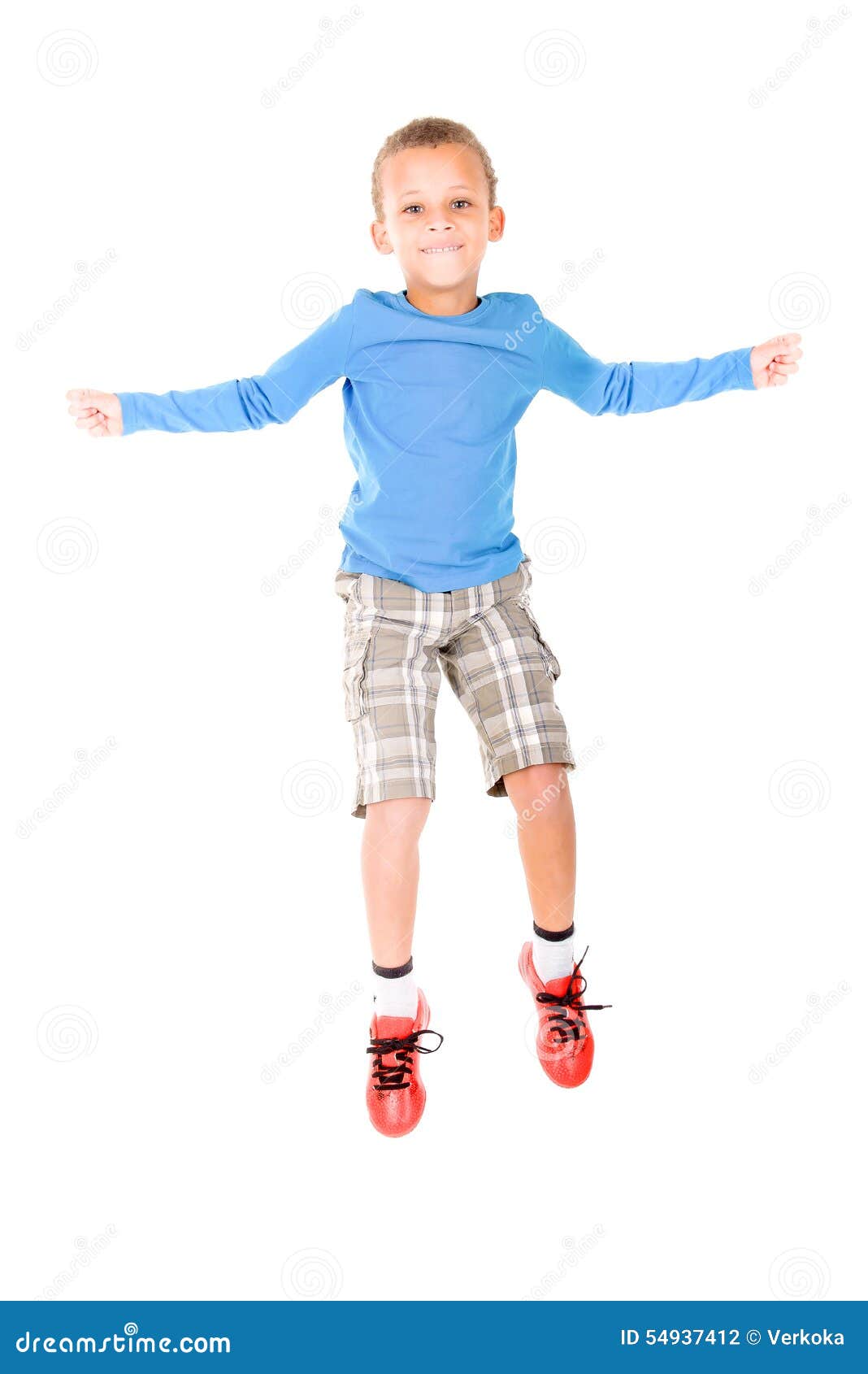 Jump stock photo. Image of male, kids, childhood, healthy - 54937412