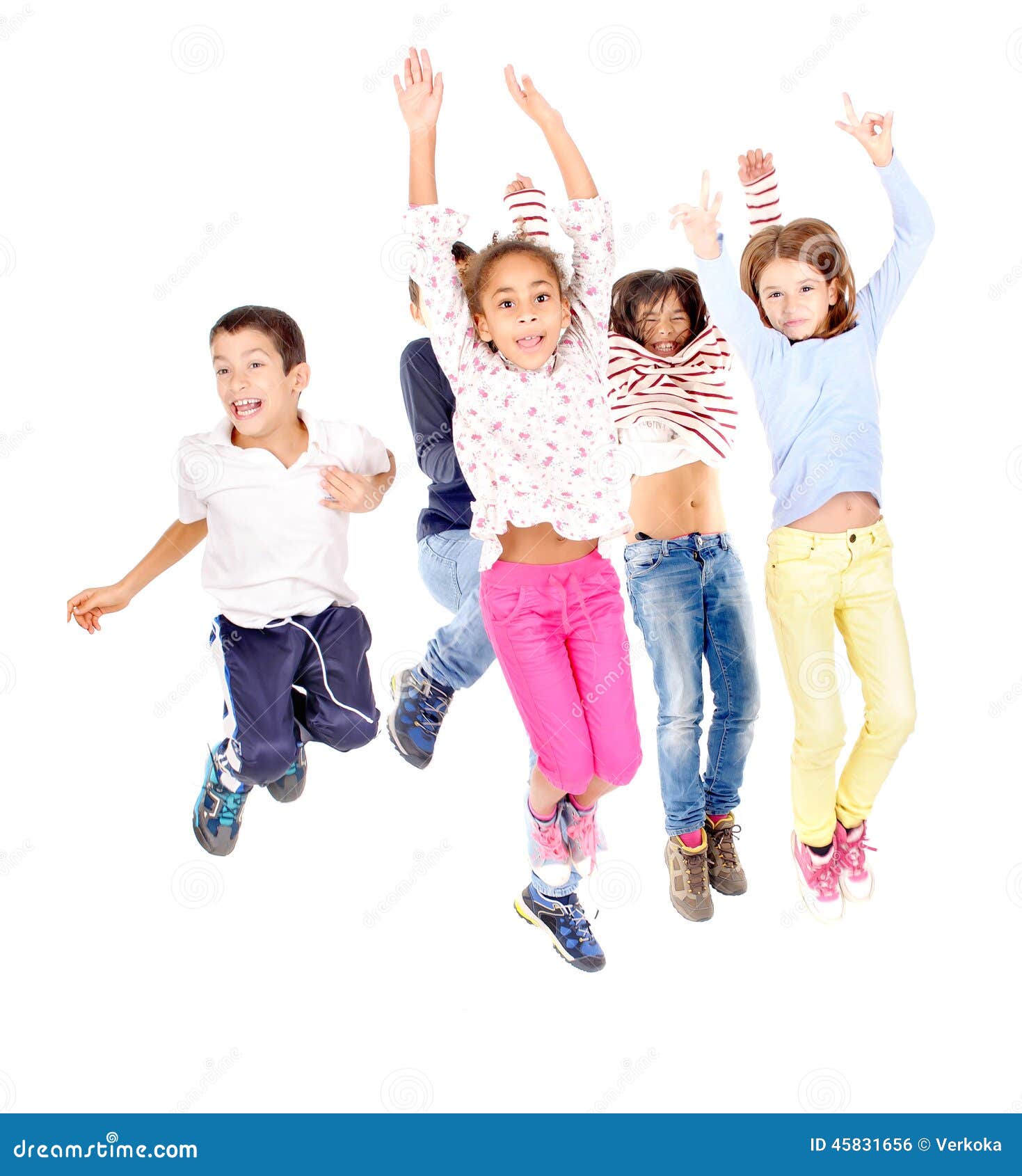 Jump stock photo. Image of happy, isolated, person, joyful - 45831656