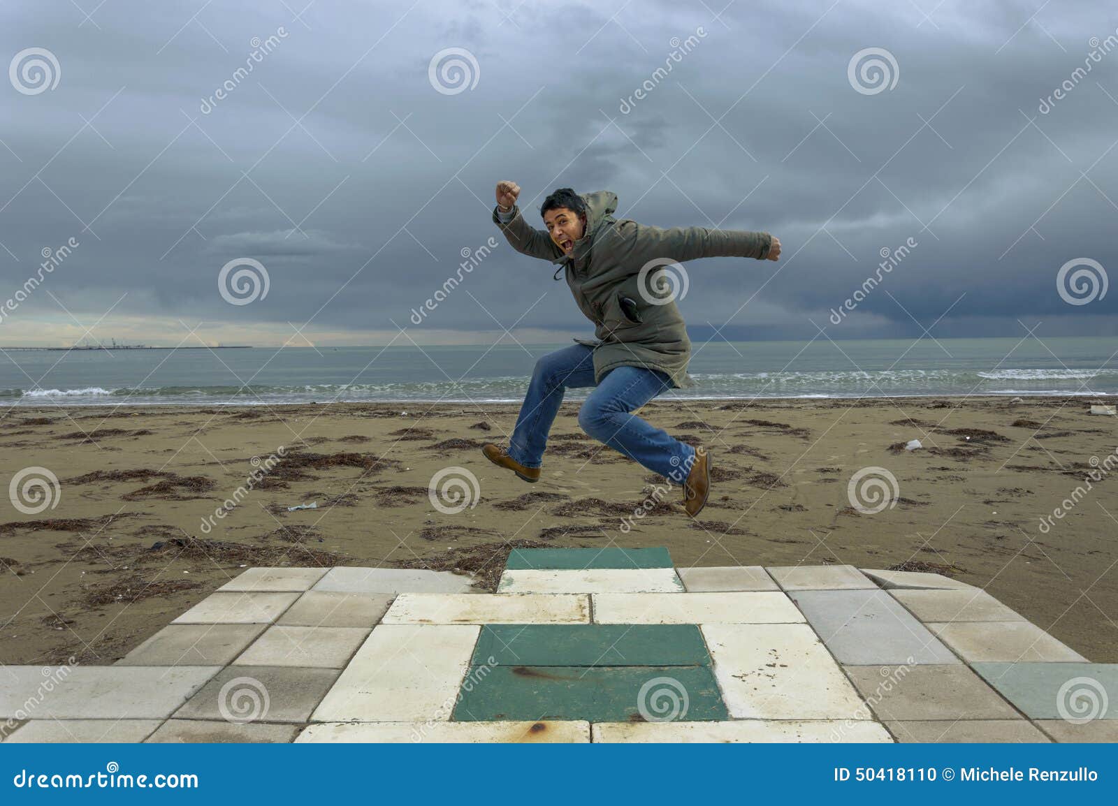 The jump stock photo. Image of person, business, beautiful - 50418110