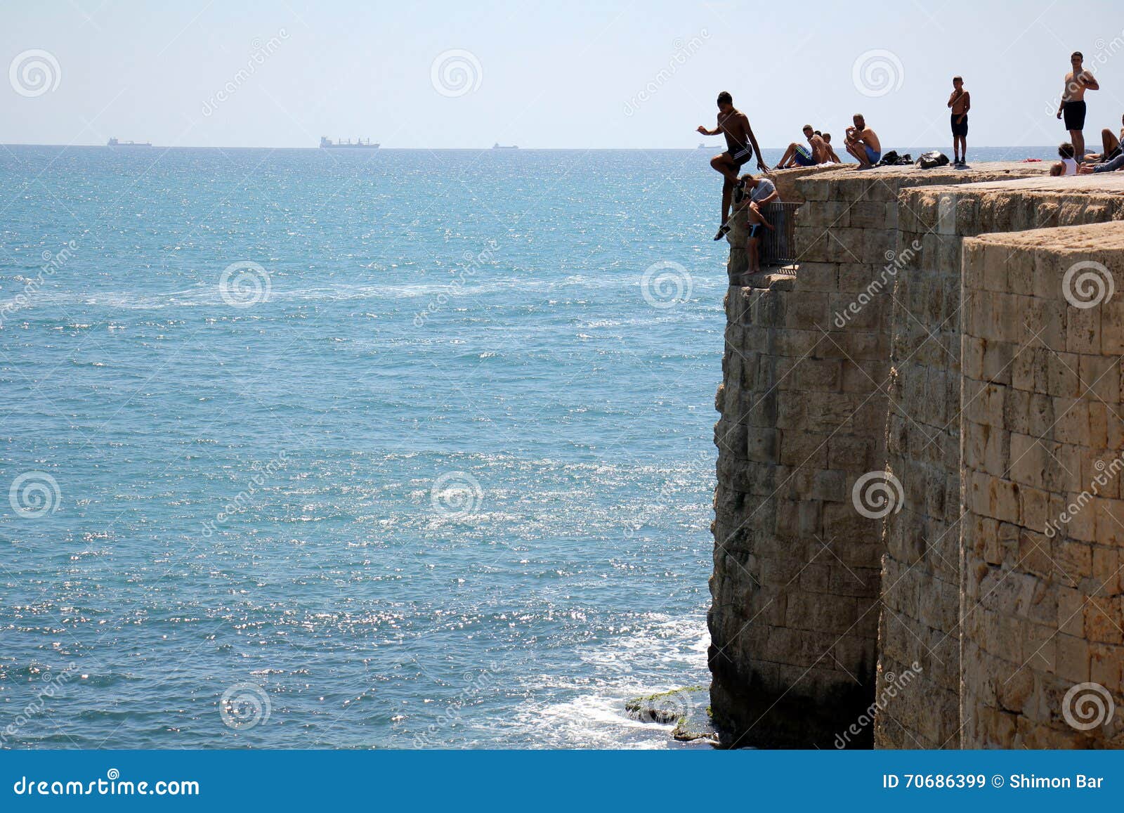 Jump off the wall editorial stock image. Image of morning - 70686399
