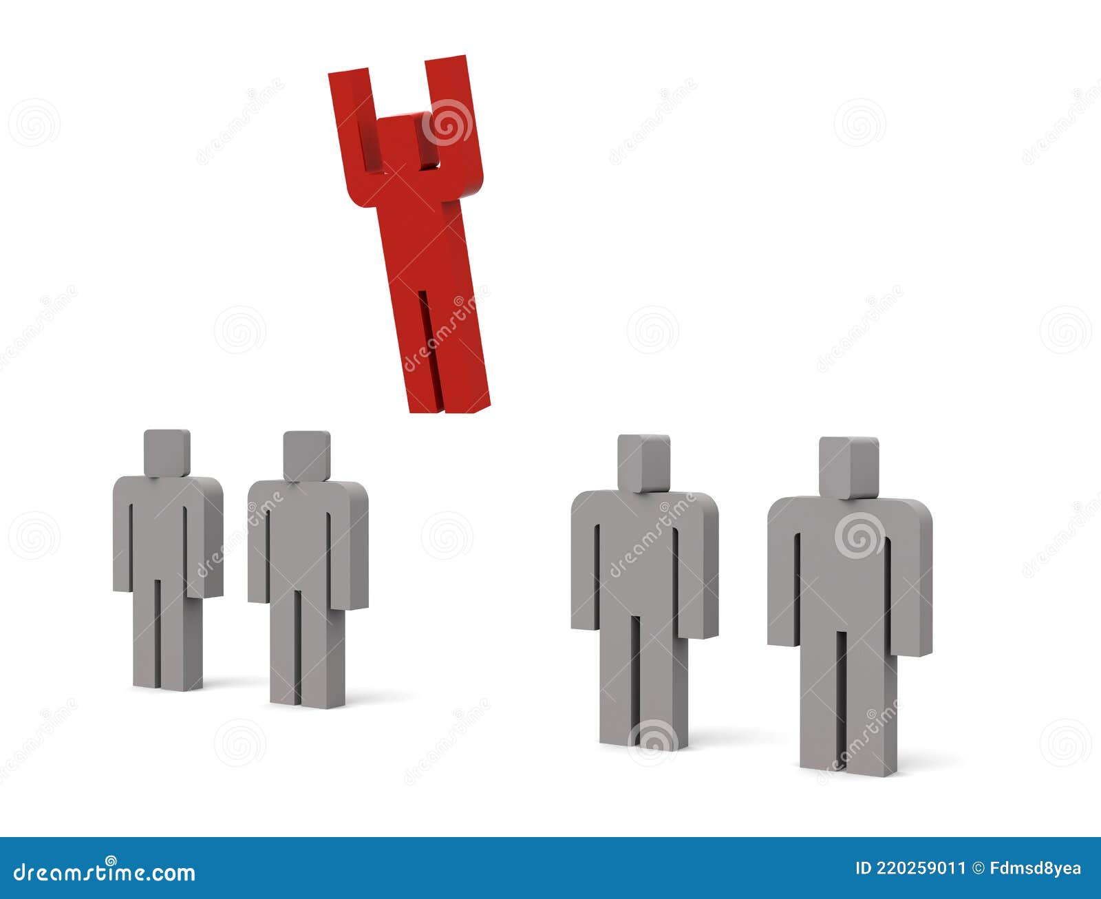 Jump out stock illustration. Illustration of jump, success - 220259011