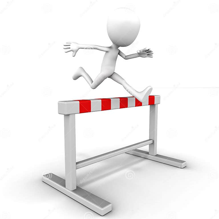 Jump pass obstacle stock illustration. Illustration of runner - 28169142