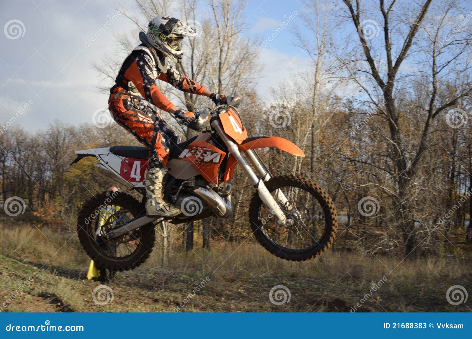 A Jump Rider on a Motorcycle Motocross Editorial Stock Photo - Image of ...