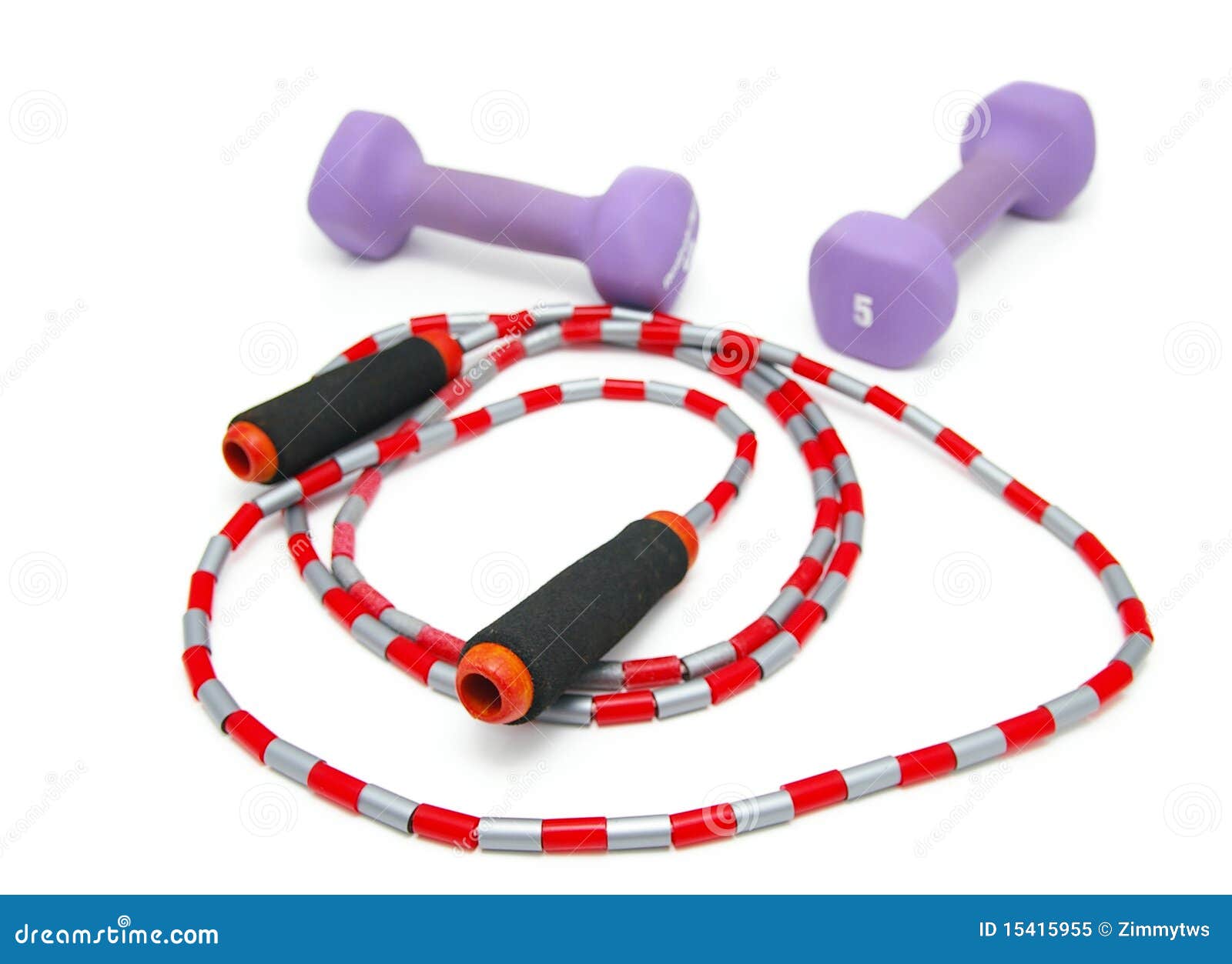 Jump rope stock image. Image of white, healthy, jumprope - 15415955