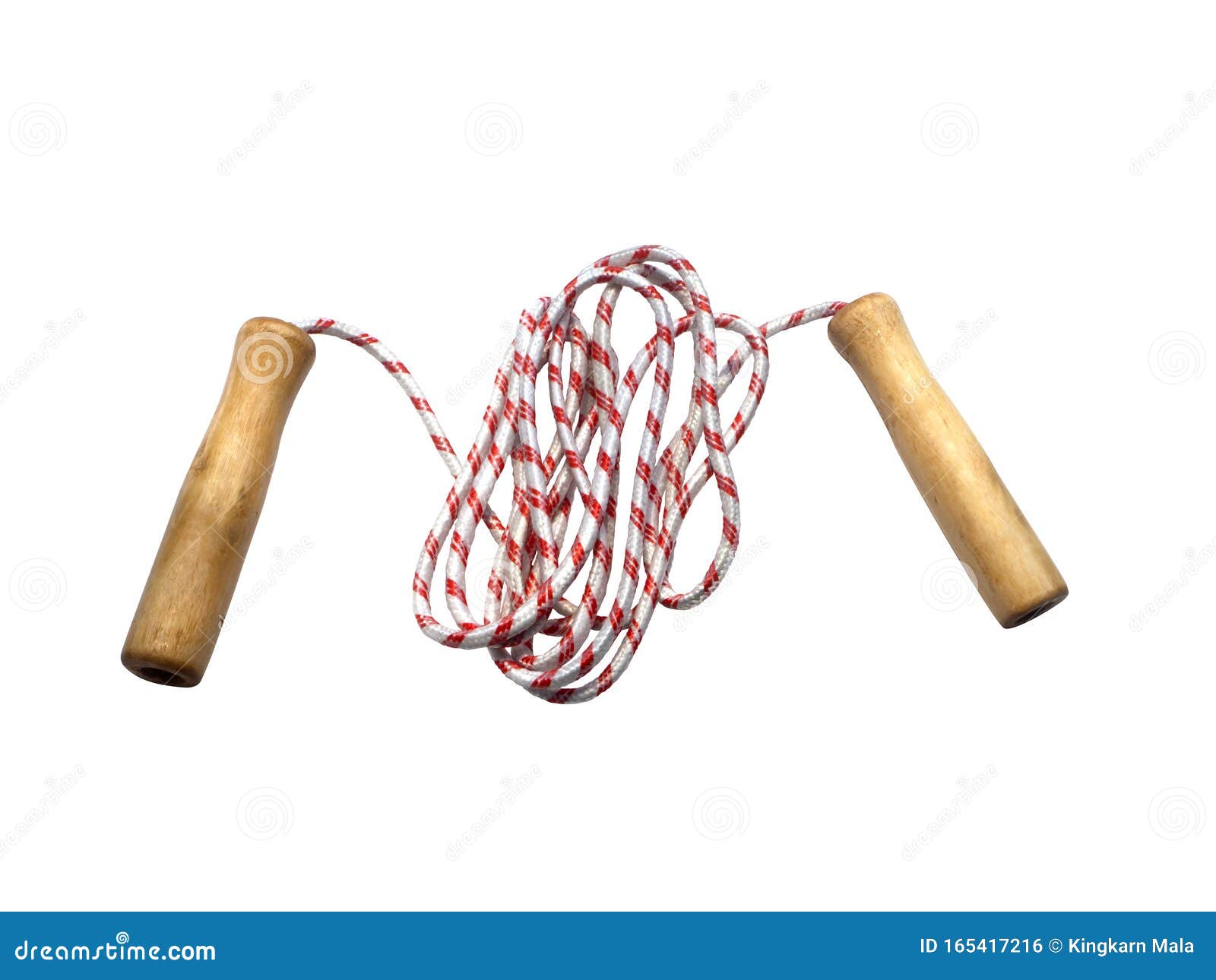 Jump Rope on a White Background,with Clipping Path Stock Photo - Image ...