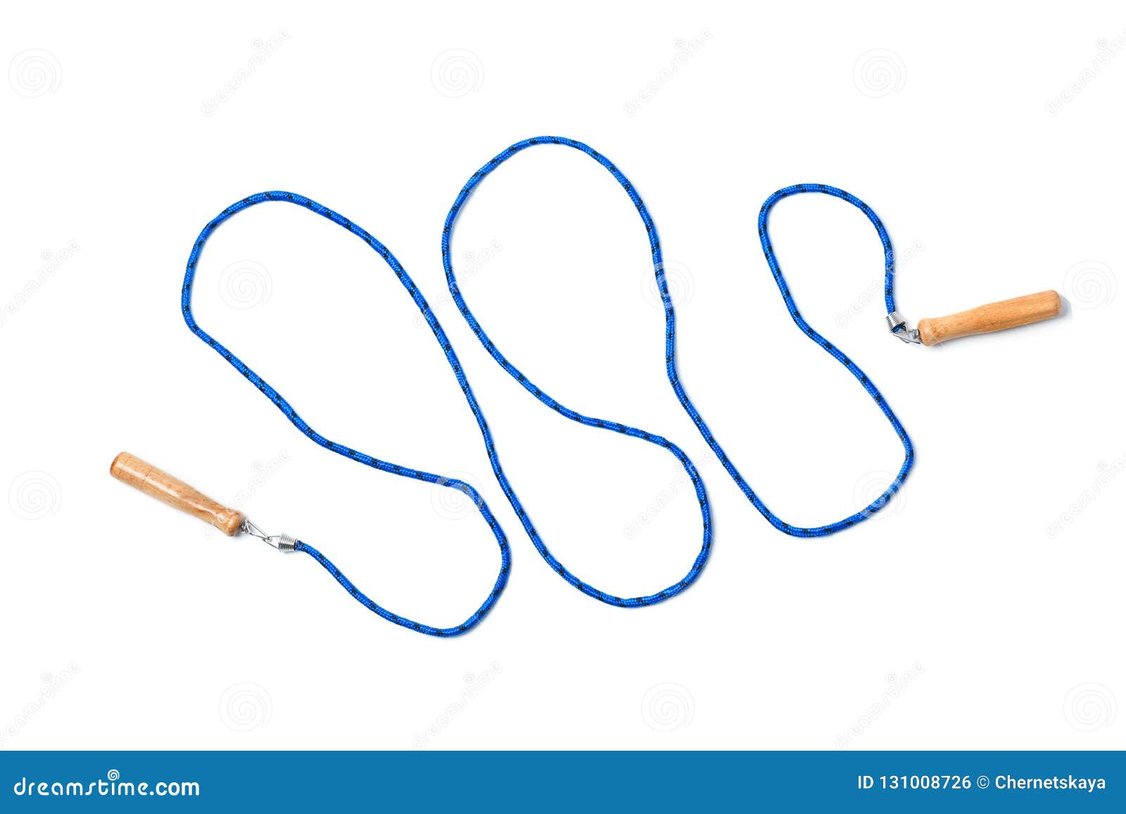 Jump Rope on White Background Stock Photo - Image of fitness, hobby ...