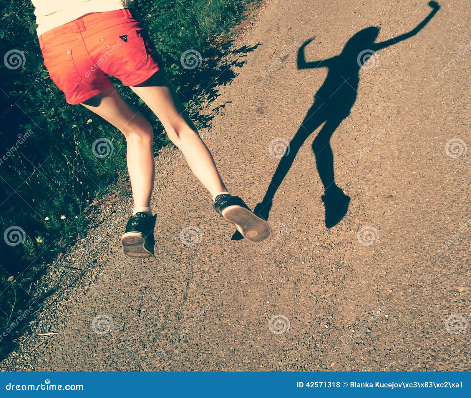 Jump. stock photo. Image of style, teenager, sunlight - 42571318