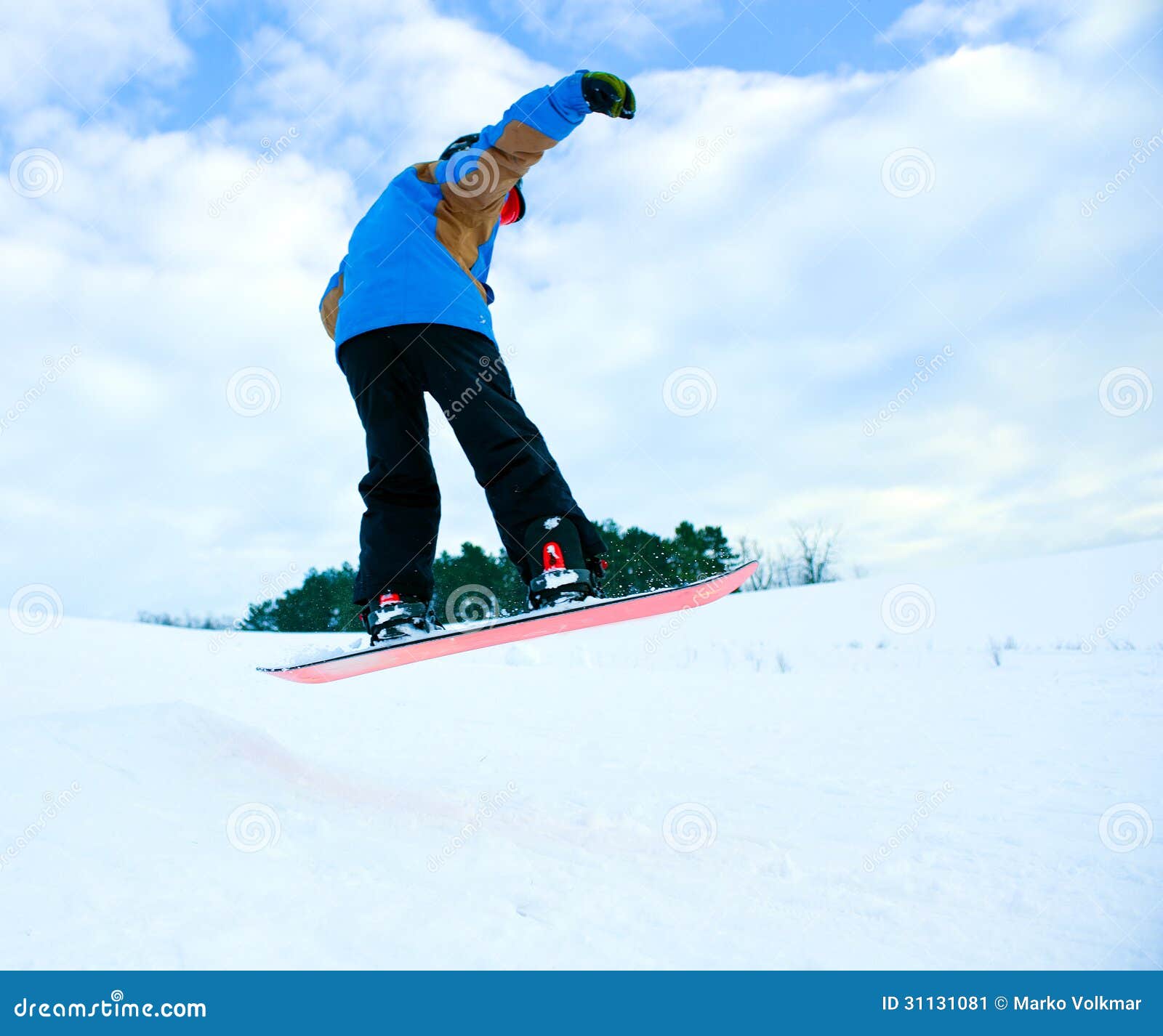 Jump with the snowboard stock image. Image of sport, fall - 31131081