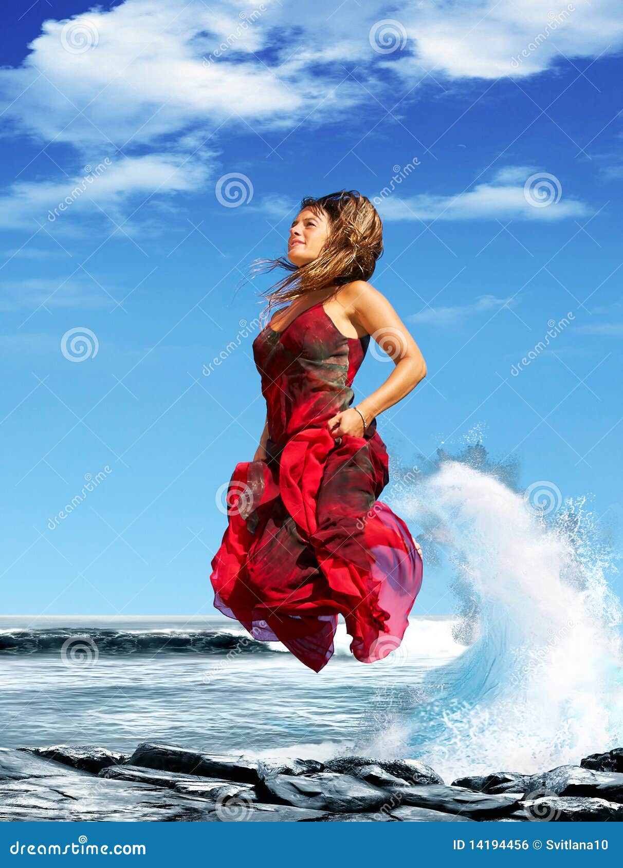 Jump to freedom! stock photo. Image of health, freedom - 14194456