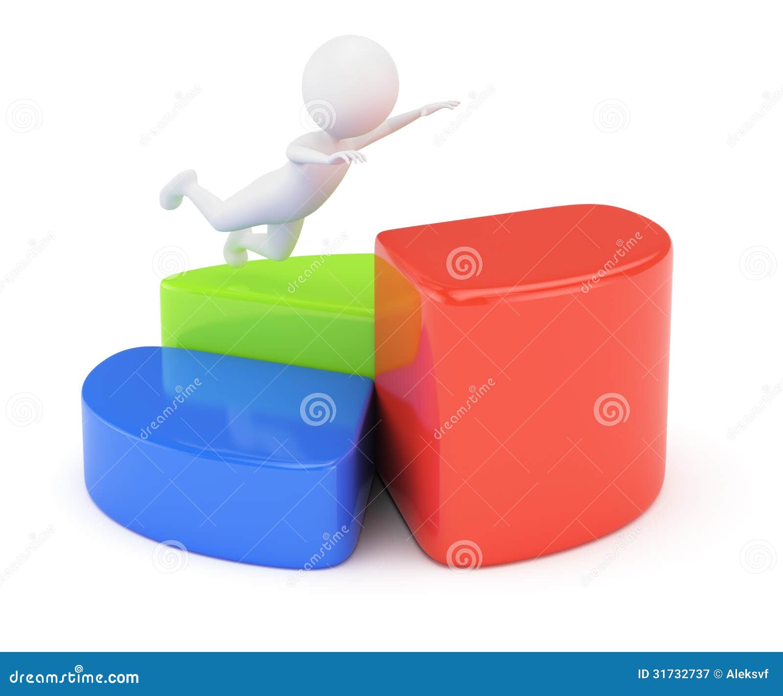 Jump to the next level stock illustration. Illustration of diagram ...