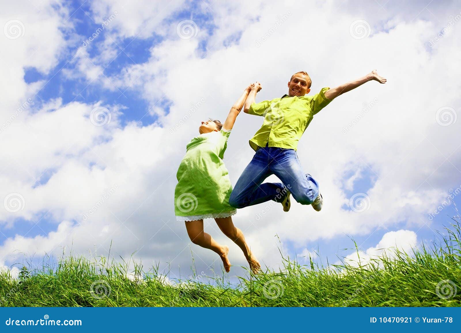 Jump of two people stock image. Image of adult, people - 10470921