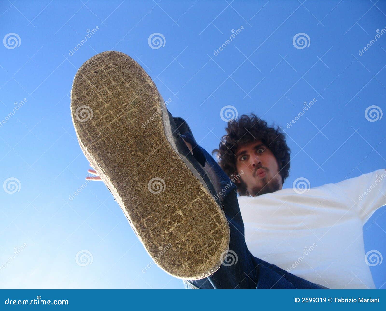 Jump on you! stock image. Image of long, happiness, lucky - 2599319