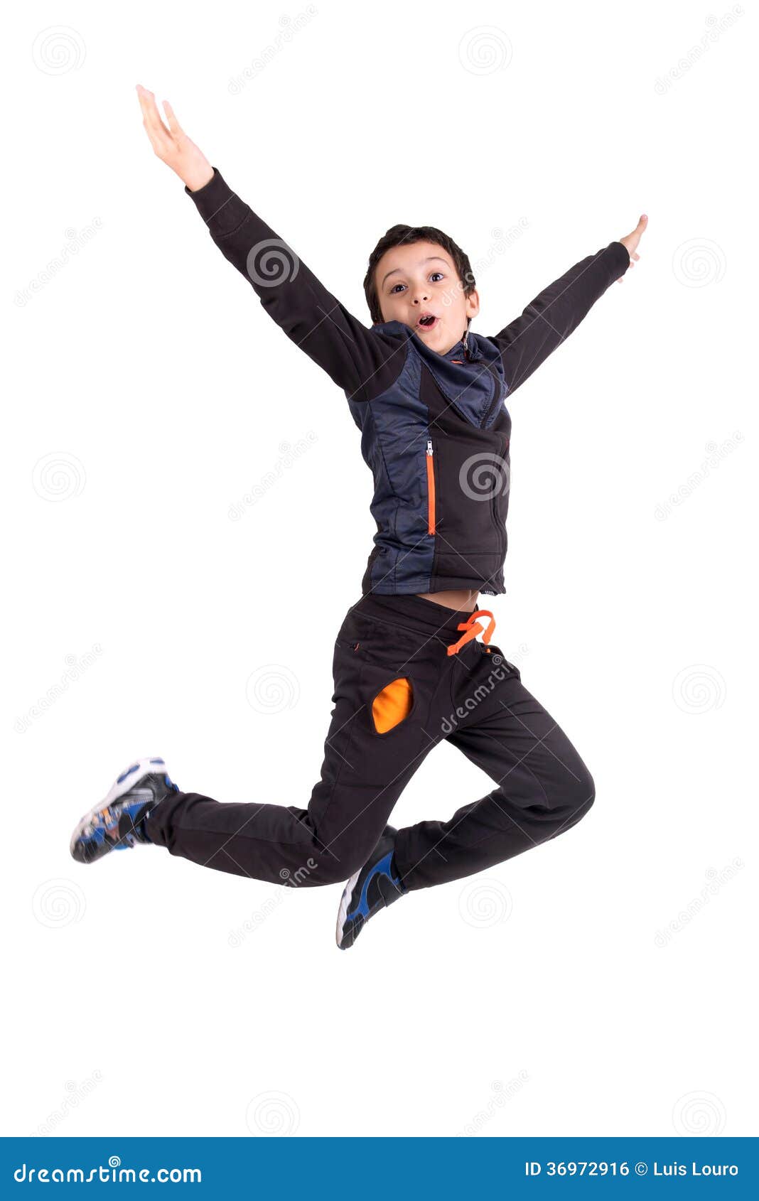 Jump stock photo. Image of looking, school, small, child - 36972916
