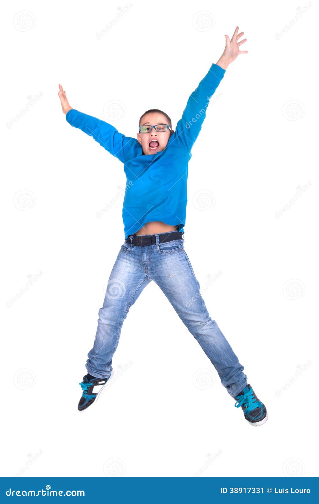 Jump stock image. Image of children, pretty, cute, childhood - 38917331