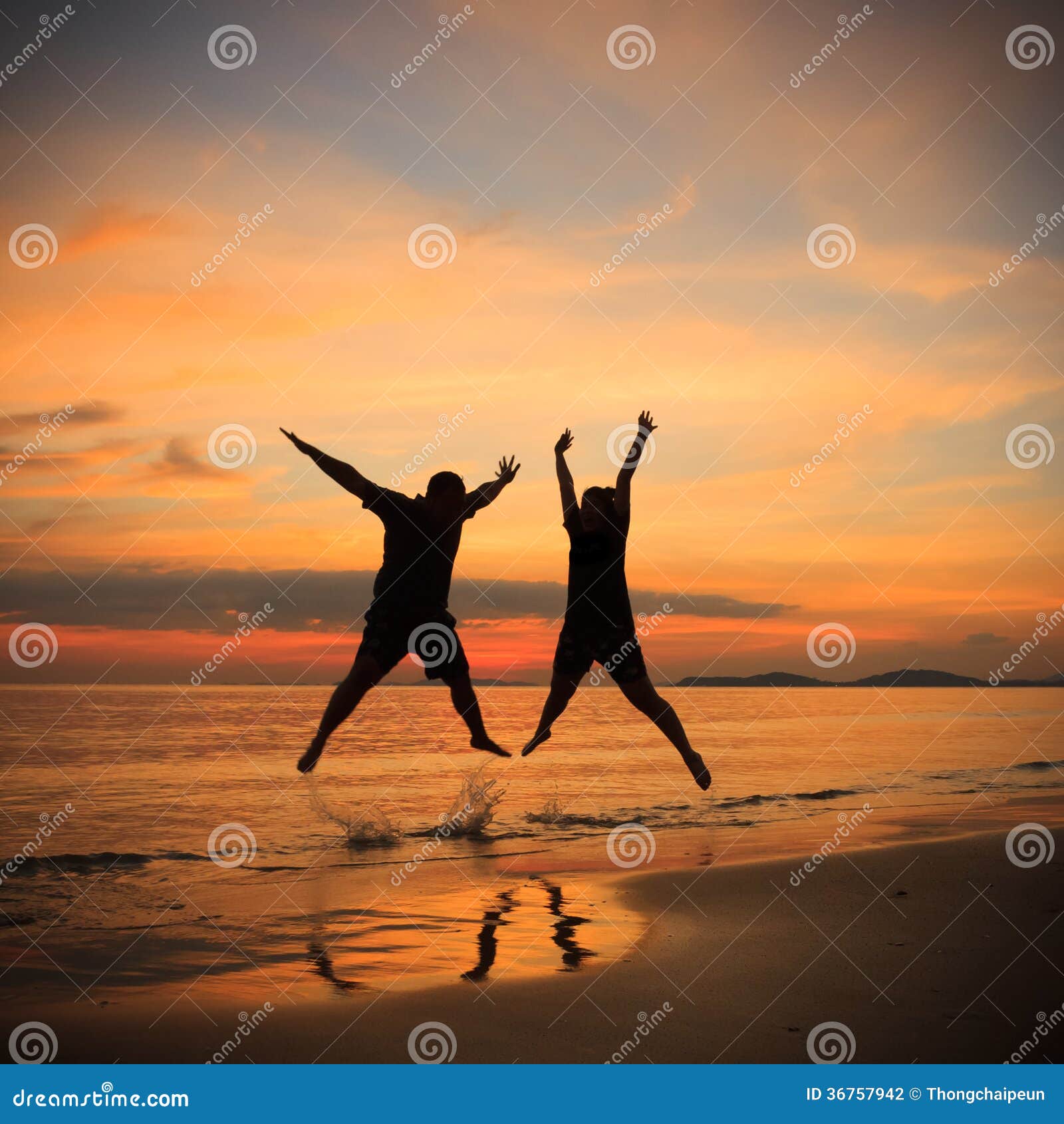 Jump stock photo. Image of emotional, seasonal, family - 36757942