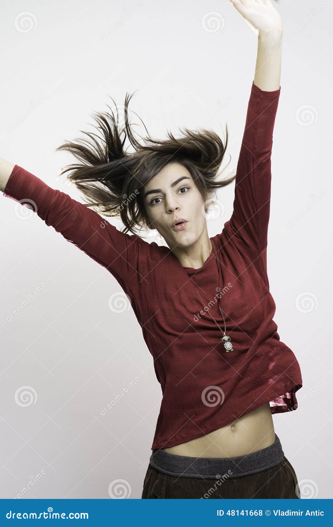 Jump stock photo. Image of achieve, model, helthy, freedom - 48141668