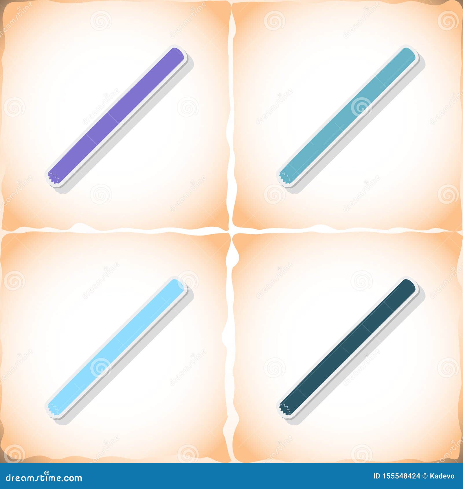 Jumper. Flat Sticker with Shadow on Old Paper Stock Vector ...