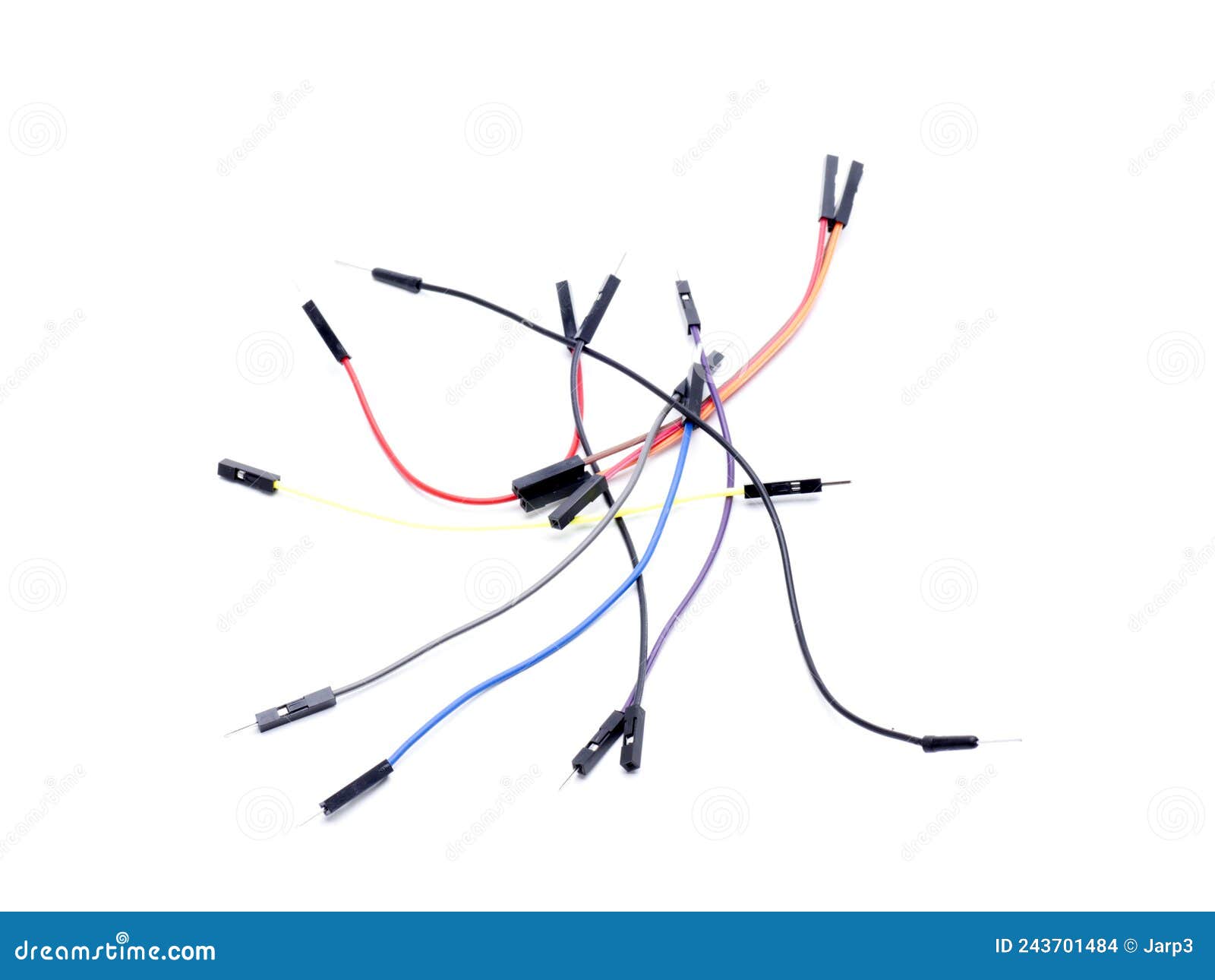 Jumpers for arduino stock photo. Image of hardware, condenser - 243701484