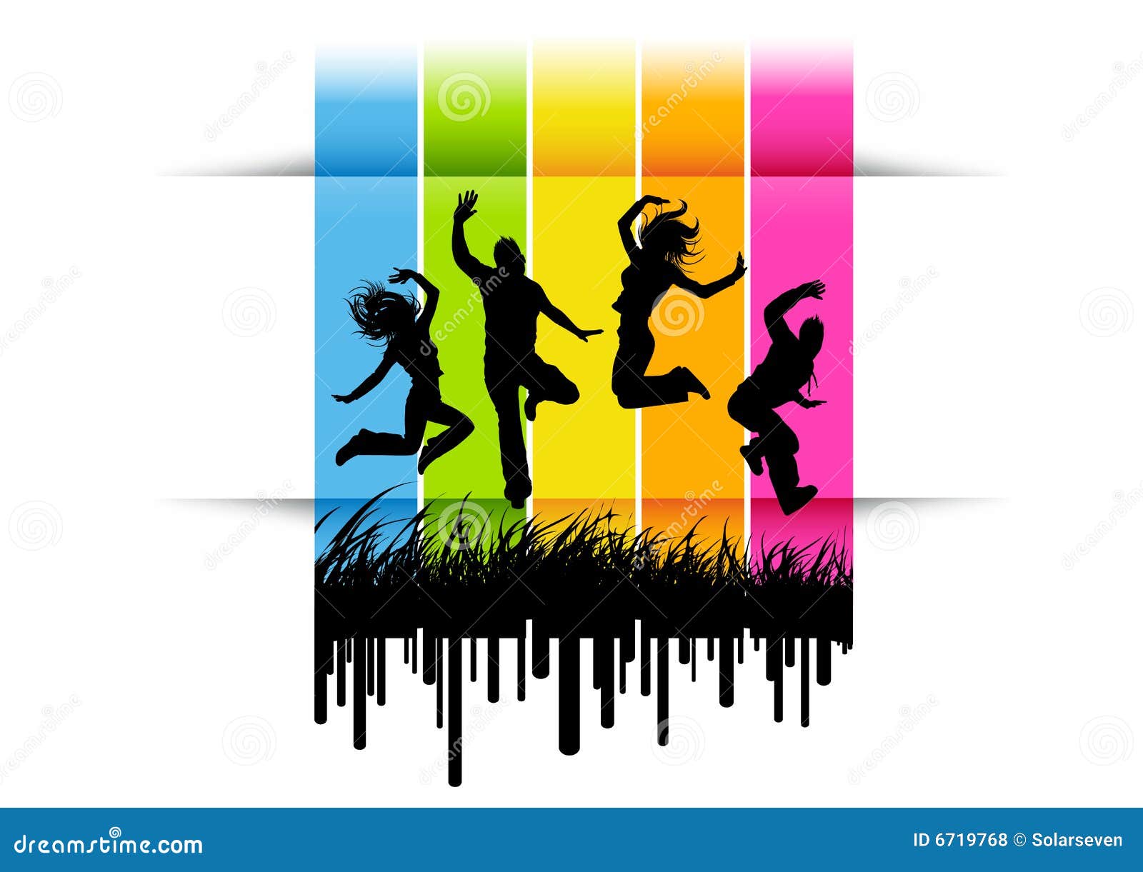 Jumping Active People Stock Illustrations – 14,263 Jumping Active ...