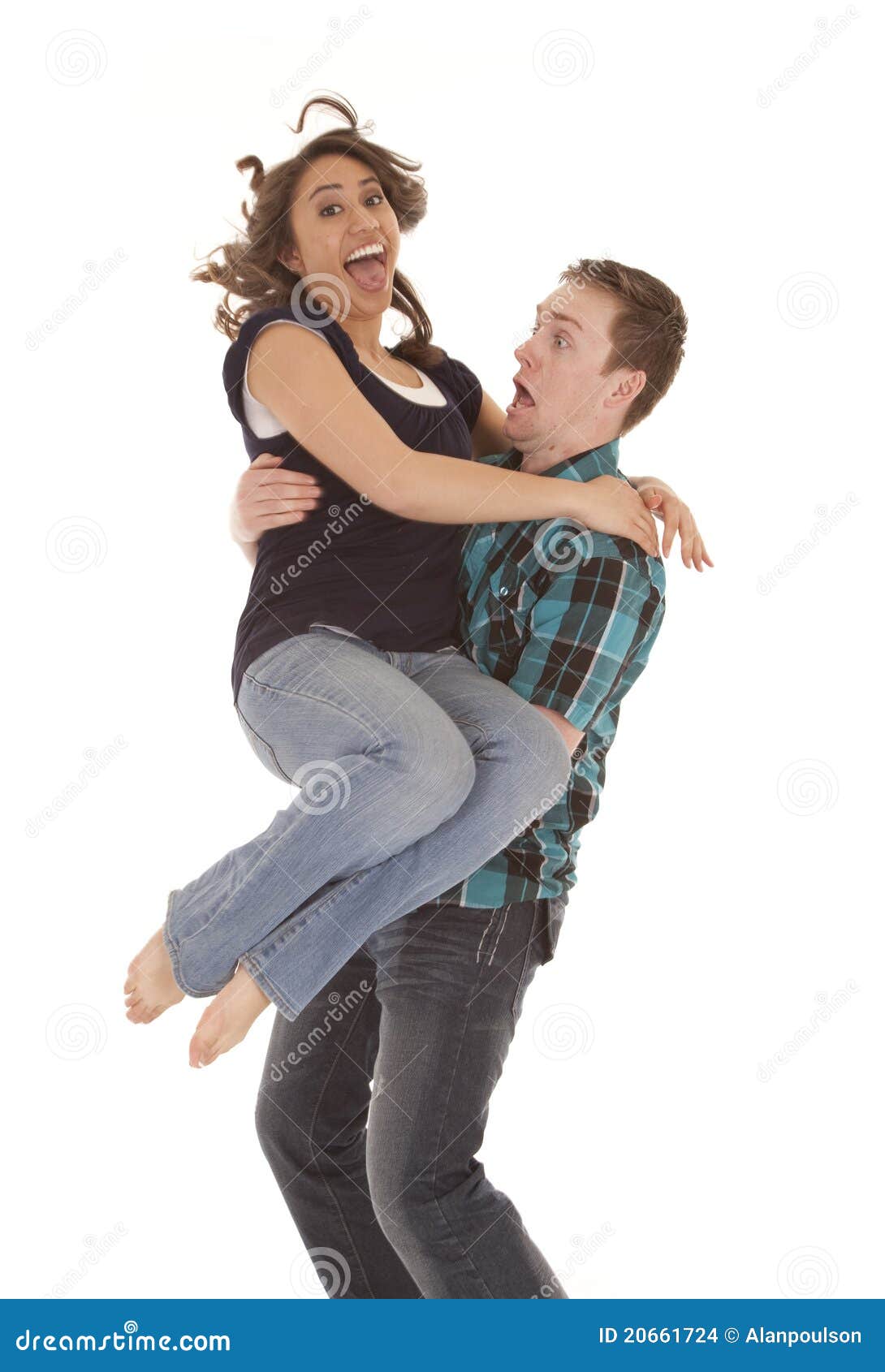 Jumping Into Arms Stock Images - Image: 20661724