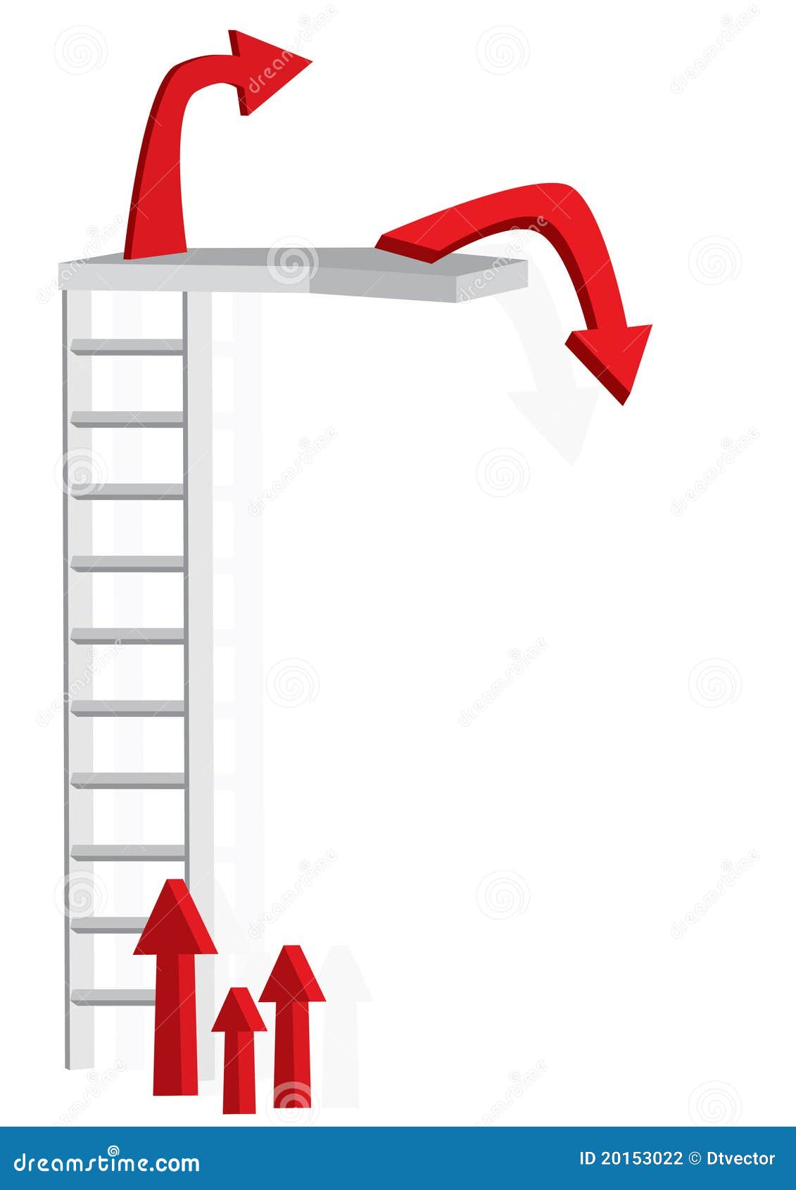 Jumping Arrow_eps stock vector. Illustration of exclusive - 20153022