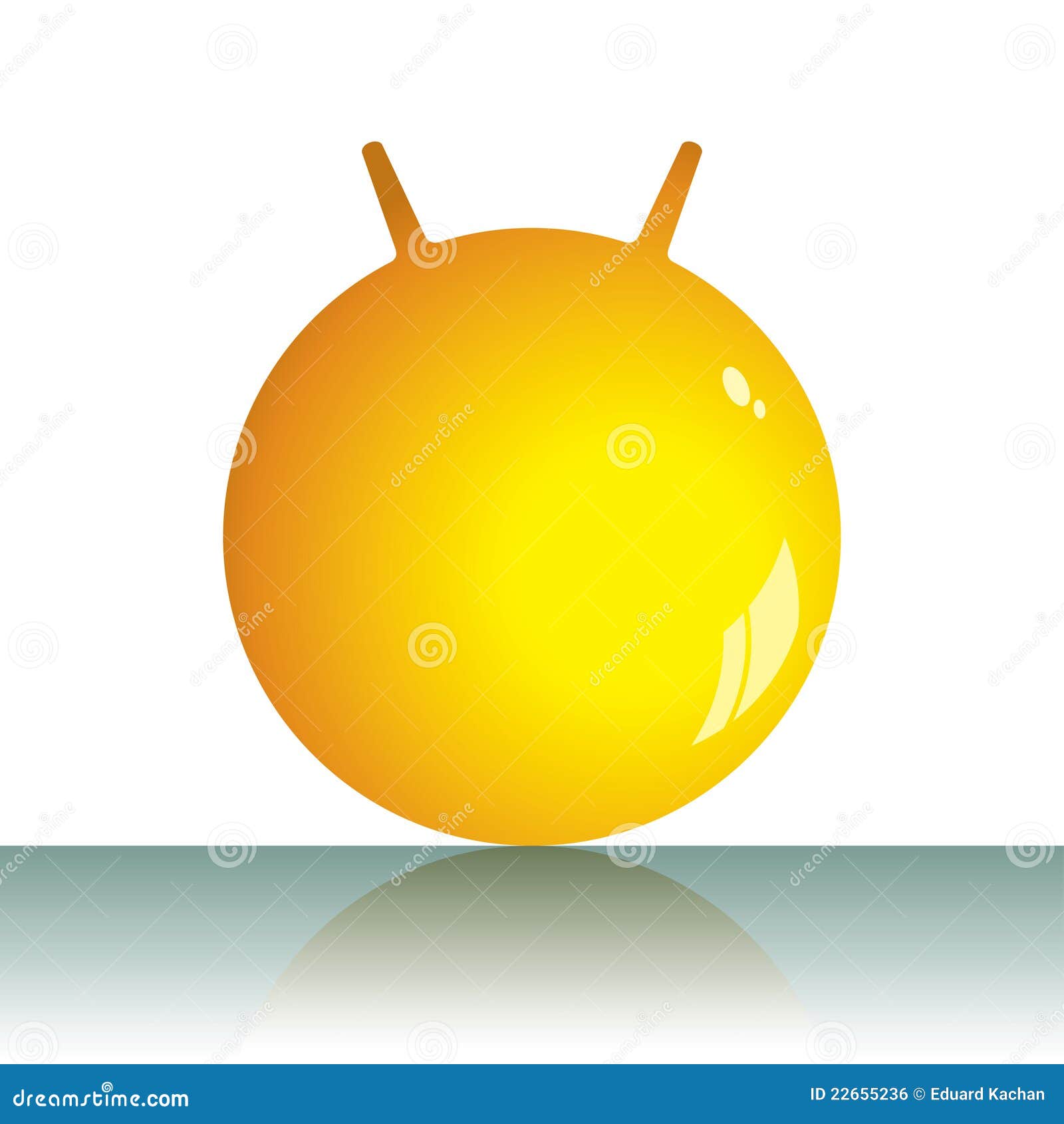 Jumping ball stock vector. Illustration of game, jump - 22655236