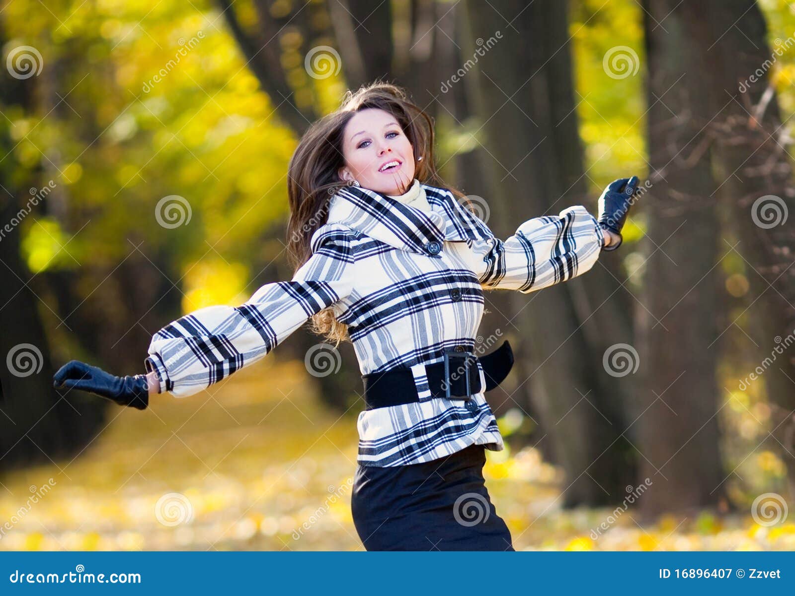 Jumping beautiful girl stock image. Image of attractive - 16896407