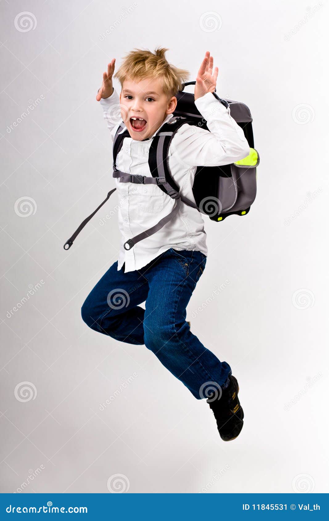 Jumping boy stock image. Image of childhood, human, jump - 11845531