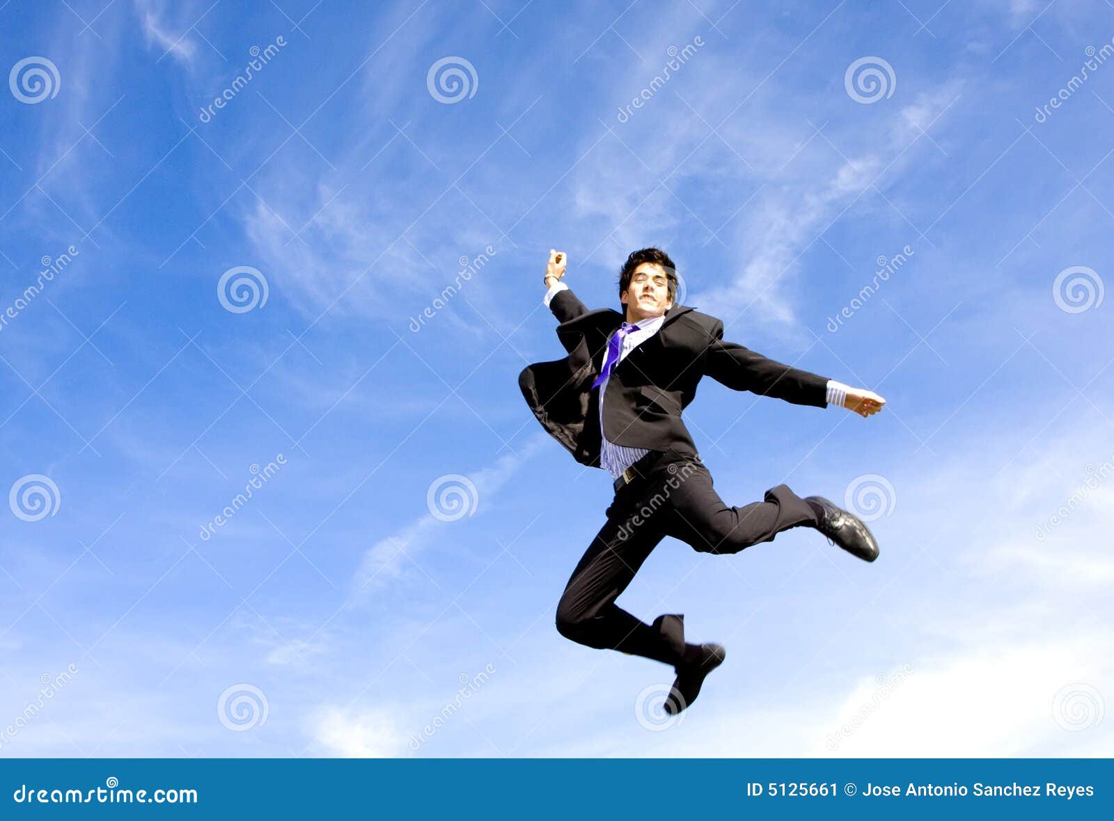 Jumping businessman stock image. Image of business, buildings - 5125661